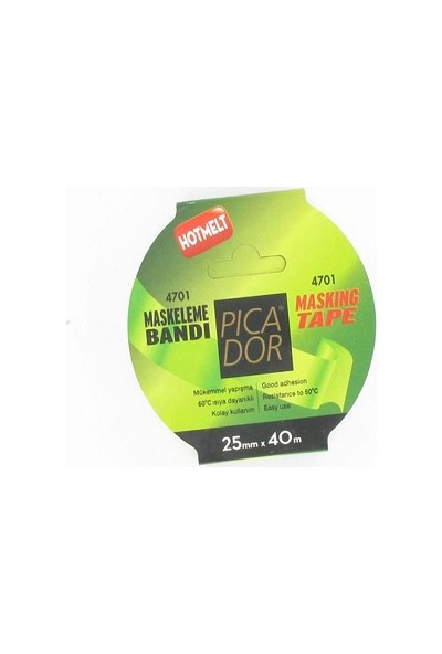 Pıcador 25 Mm X 40 M Maskeleme Bandı