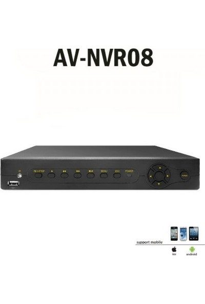 Avenir Av-Nvr08 8 Kanal Full Hd Kayıt Cihazı Avenir Av-Nvr08 8 Kanal Full Hd Kayıt Cihazı