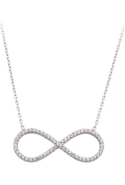 Akyüz Gümüş Sonsuzluk Gümüş Kolye
