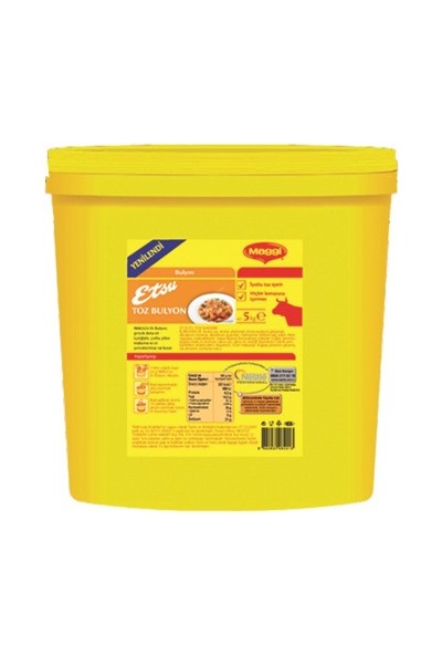 Maggi Etsu Toz Bulyon 5 Kg Maggi Etsu Toz Bulyon 5 Kg