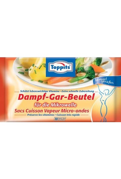 Toppits Mikrodalga Fırın Torbası