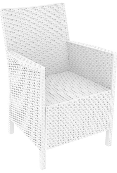Siesta Rattan California Koltuk - Beyaz Siesta Rattan California Koltuk - Beyaz