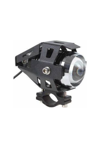 Tümopar Motosiklet Sis Farı U5 Kafesli Uzun Kısa Çakarlı 3 Modlu (1 Adet)