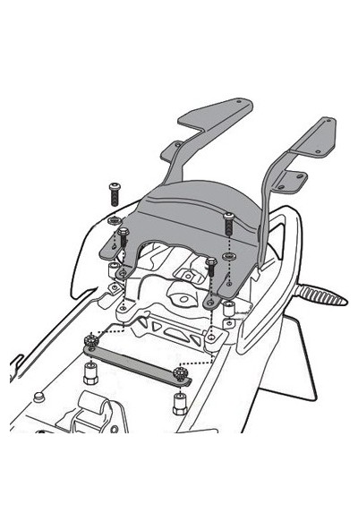 Gıvı Sr5100m Bmw R1200r (11-14) Arka Çanta Taşıyıcı