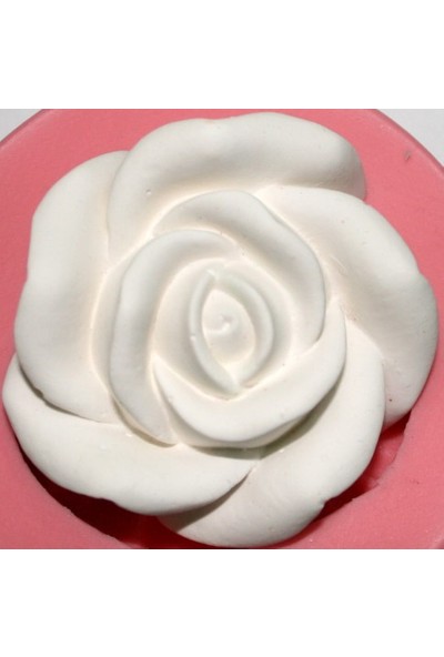 Pasta Mağaza Açık Gül 2 Silikon,Mum,Kokulu Taş Kalıbı
