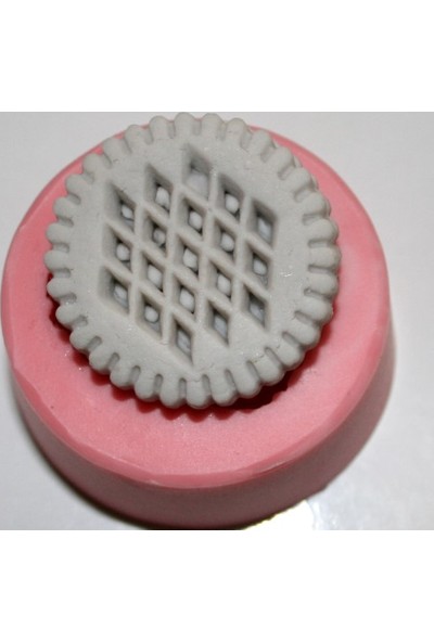 Pasta Mağaza Bisküvi 1 Silikon,Mum,Kokulu Taş Kalıbı