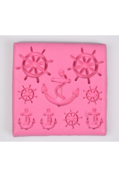 Pasta Mağaza Dümen&Çapa Silikon,Mum,Kokulu Taş Kalıbı