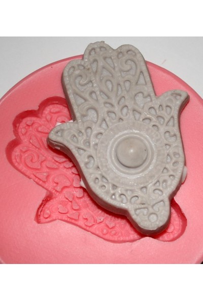 Pasta Mağaza Hz. Fatımanın Eli 2 Silikon,Mum,Kokulu Taş Kalıbı