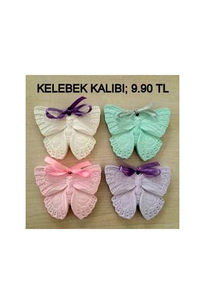 Pasta Mağaza Kelebek Kalıbı Silikon,Mum, Kokulu Taş Kalıbı