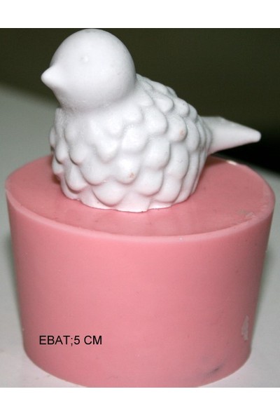 Pasta Mağaza Kuş 1 Silikon,Mum,Kokulu Taş Kalıbı