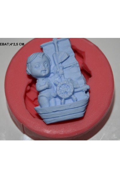 Pasta Mağaza Minik Denizci Silikon,Mum, Kokulu Taş Kalıbı Pasta Mağaza Minik Denizci Silikon,Mum, Kokulu Taş Kalıbı