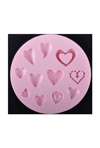 Pasta Mağaza Minik Kalpler Silikon,Mum, Kokulu Taş Kalıbı Pasta Mağaza Minik Kalpler Silikon,Mum, Kokulu Taş Kalıbı