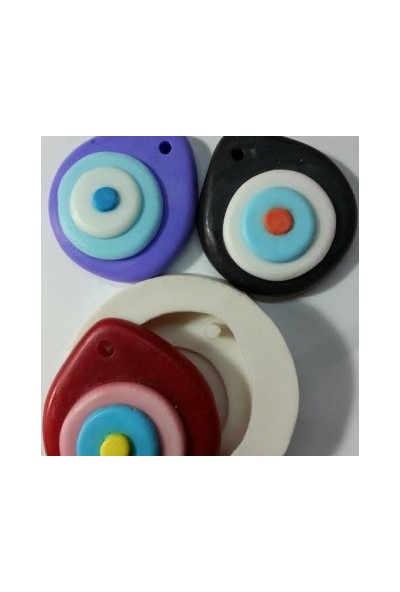 Pasta Mağaza Nazar Boncuğu Silikon,Mum,Kokulu Taş Kalıbı Pasta Mağaza Nazar Boncuğu Silikon,Mum,Kokulu Taş Kalıbı