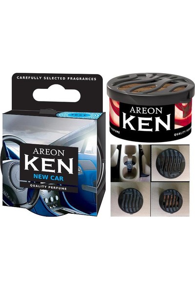 Areon Ken Mantarlı Konserve Koku New Car 104113 Areon Ken Mantarlı Konserve Koku New Car 104113