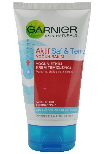 Garnier Saf&Temiz Krem Temizleyici 150 Ml Garnier Saf&Temiz Krem Temizleyici 150 Ml