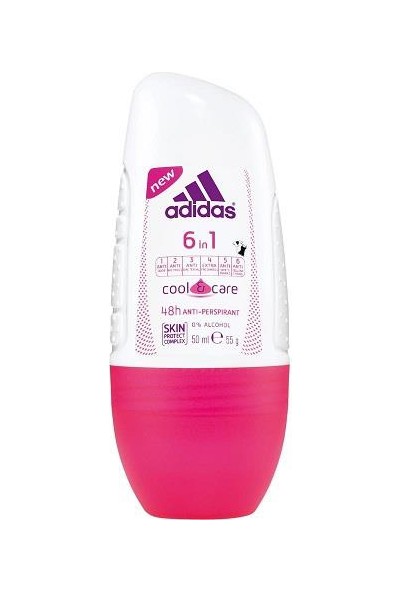 adidas 6 In 1 Cool & Care Kadın Roll On 50 ml adidas 6 In 1 Cool & Care Kadın Roll On 50 ml