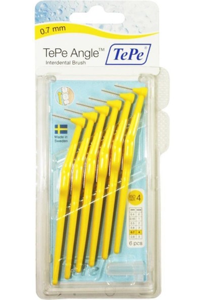 Tepe Angle Saplı Arayüz Fırçası Sarı 0,7 Mm 6 Lı Tepe Angle Saplı Arayüz Fırçası Sarı 0,7 Mm 6 Lı