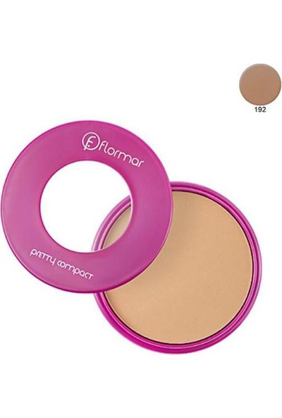 Flormar Pretty Compact Pudra 192 Flormar Pretty Compact Pudra 192