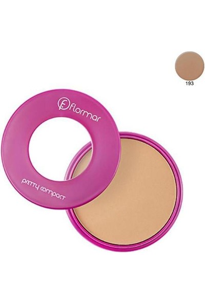 Flormar Pretty Compact Pudra 193 Flormar Pretty Compact Pudra 193