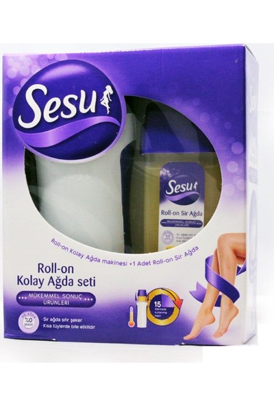Sesu Kartuş Ağda Isıtıcılı Set