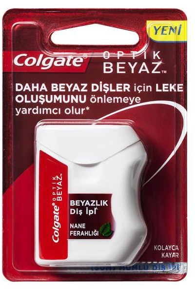 Colgate Diş İpi - Optik Beyaz 50Mt Colgate Diş İpi - Optik Beyaz 50Mt
