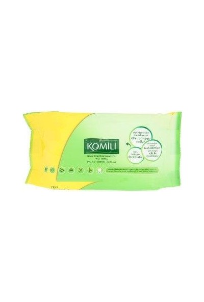 Komili Islak Temizleme Mendili 60 Lı Paket Komili Islak Temizleme Mendili 60 Lı Paket