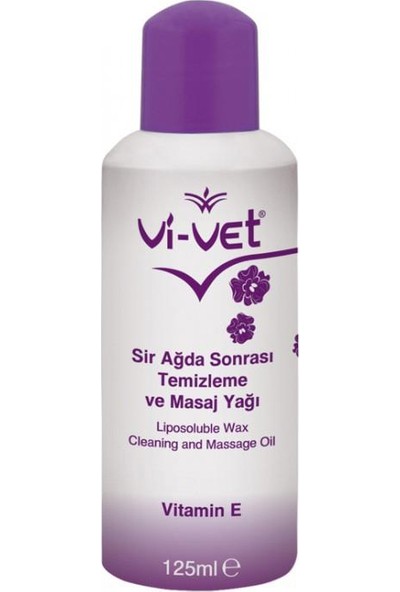 Vi-Vet Ağda Sonrası Temizleme Ve Masaj Yağı E Vitamini 125Ml Vi-Vet Ağda Sonrası Temizleme Ve Masaj Yağı E Vitamini 125Ml
