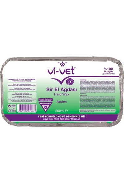 Vivet Sir Ağda Azulen Kalıp Ağda 500 Ml Vivet Sir Ağda Azulen Kalıp Ağda 500 Ml