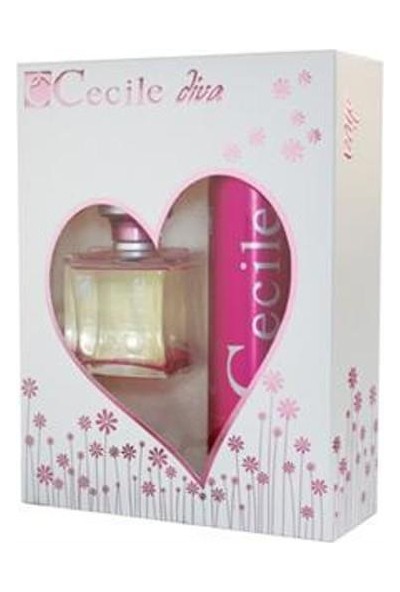 Cecile Diva Edt 100 Ml Kadın Parfüm + 150 Ml Deodorant Set Cecile Diva Edt 100 Ml Kadın Parfüm + 150 Ml Deodorant Set