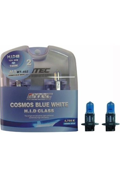 Tvet H3 12V 55W Ampul Mavi Işık Cosmos Tvet H3 12V 55W Ampul Mavi Işık Cosmos