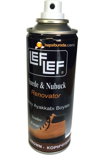 Nuri Leflef Süet Nubuk Boyası Sprey 200 ml Kahve Nuri Leflef Süet Nubuk Boyası Sprey 200 ml Kahve