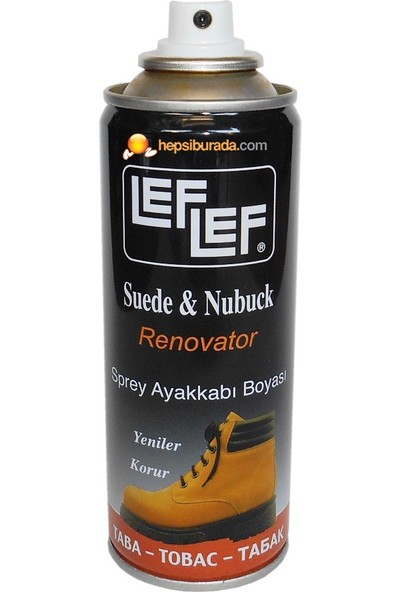 Nuri Leflef Süet Nubuk Boyası Sprey 200 ml Taba Nuri Leflef Süet Nubuk Boyası Sprey 200 ml Taba