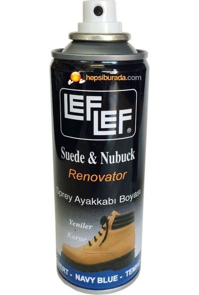 Nuri Leflef Süet Nubuk Boyası Sprey 200 ml Lacivert