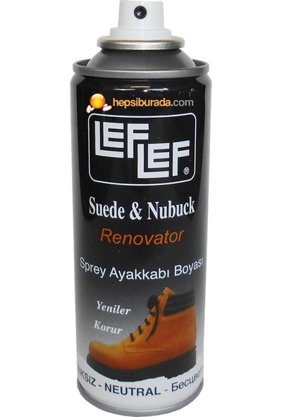Nuri Leflef Süet Nubuk Boyası Sprey 200 ml Renksiz
