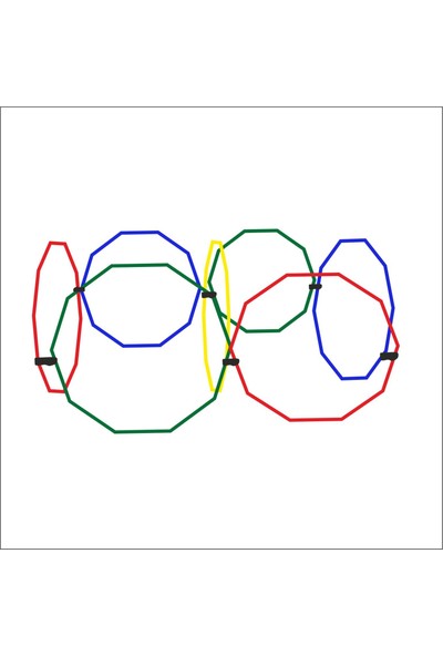 Ciwaa Tünel Takım Set 7'Li Katlanabilir Ciwaa CWA430