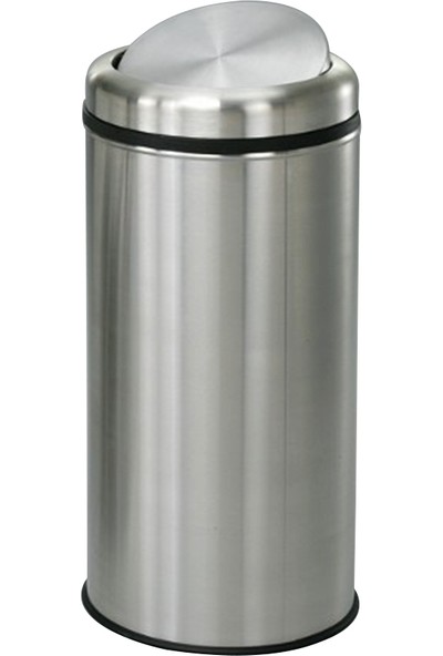 Pratik Kapaklı Krom Paslanmaz Çöp Kovası-16 Lt Pratik Kapaklı Krom Paslanmaz Çöp Kovası-16 Lt