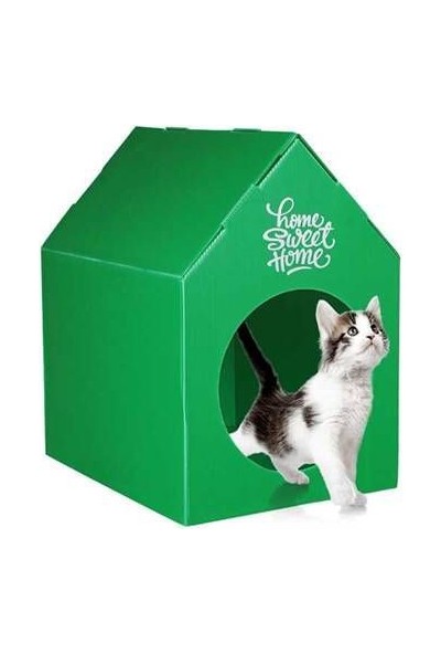 Agira Home Sweet Home Su Geçirmez Kedi Evi 45 x 35 x 46 Cm
