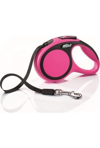Flexi New Comfort 3M Şerit XS Otomatik Köpek Gezdirme Tasması Pembe Flexi New Comfort 3M Şerit XS Otomatik Köpek Gezdirme Tasması Pembe