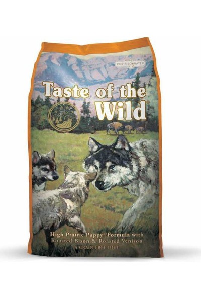 Taste Of The Wild High Prairie Puppy Bizon Etli Ve Geyik Etli Tahılsız Yavru Köpek Maması 12.2 Kg Taste Of The Wild High Prairie Puppy Bizon Etli Ve Geyik Etli Tahılsız Yavru Köpek Maması 12.2 Kg