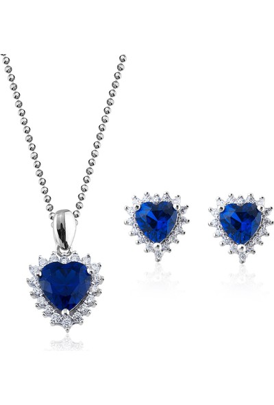 Carat Laboratories 2,16 Carat Kolye Küpe Set Cs20721