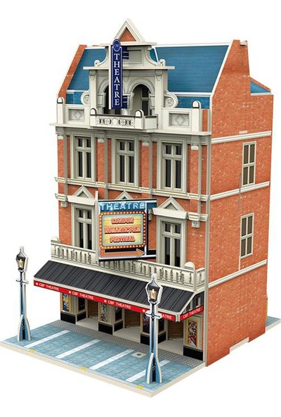 Cubic Fun 3D Puzzle Jigscape Tiyatro Binası Londra