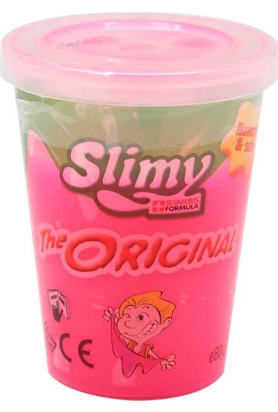 Slimy Slime Çılgın Vıcıklar Mini Original 80 Gr Pembe Slimy Slime Çılgın Vıcıklar Mini Original 80 Gr Pembe