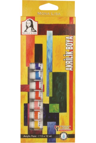Südor Monalisa Akrilik Boya 12X12 Ml Tüp Sd125