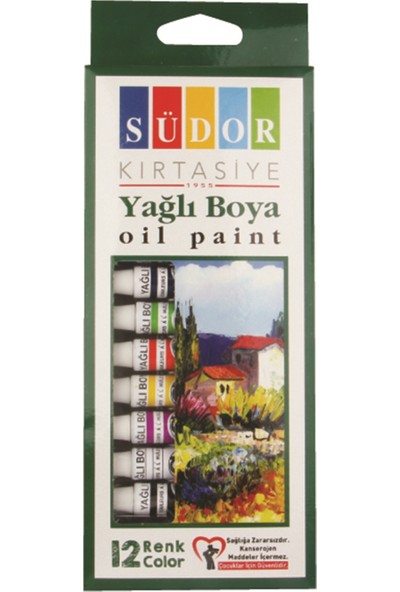 Südor 725 Yağlı Boya 8.5 Ml Tüp 12 Li