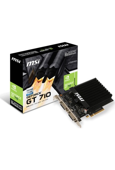 MSI Nvidia GeForce GT 710 2GB 64Bit GDDR3 (DX11) PCI-E 2.0 Ekran Kartı ( GT 710 2GD3H H2D ) MSI Nvidia GeForce GT 710 2GB 64Bit GDDR3 (DX11) PCI-E 2.0 Ekran Kartı ( GT 710 2GD3H H2D )