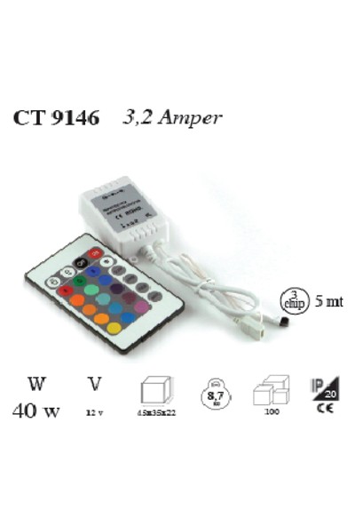 Cata Rgb Kumanda Modül 3.2 Amper Cata Rgb Kumanda Modül 3.2 Amper