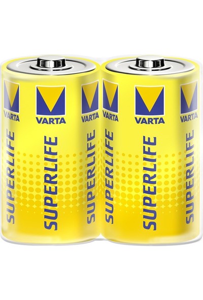 Varta 2020 Superlife D Size 2Li Büyük Boy Pil ( Shrink ) Varta 2020 Superlife D Size 2Li Büyük Boy Pil ( Shrink )