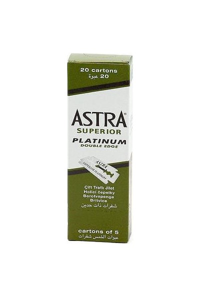 Astra Çift Taraklı Tüm Jilet 20*5 100 Adet