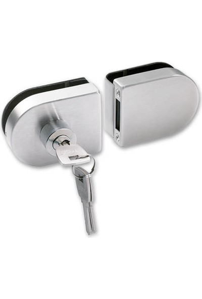 Kale Kd-070/20-128 Cam Kapı Kilidi Çift Kanat Silindirli