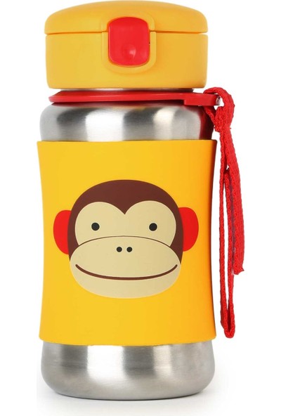 Skip Hop Pipetli Paslanmaz Çelik Suluk Maymun Skip Hop Pipetli Paslanmaz Çelik Suluk Maymun